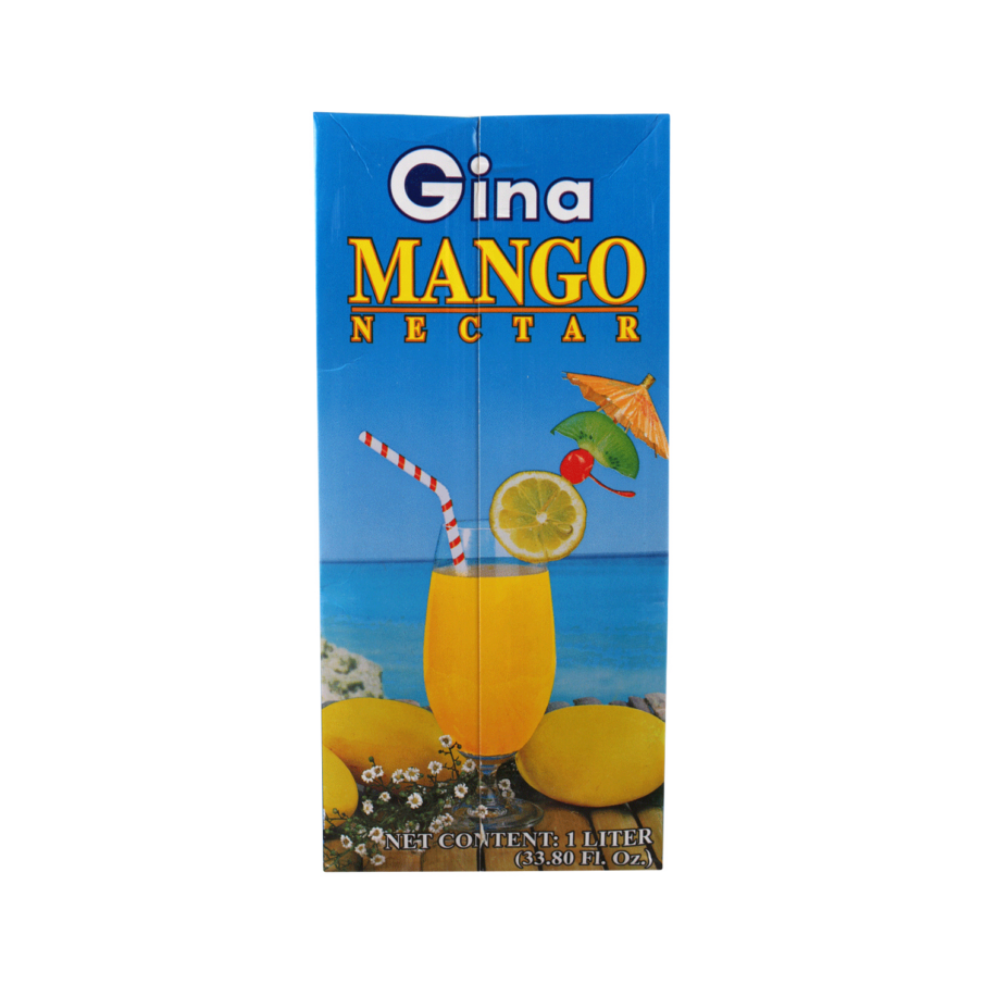 GINA Mango Nectar - LITRE - Manning Impex