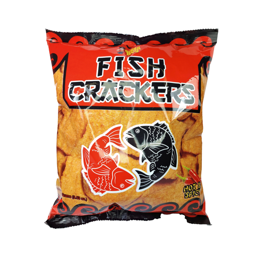 CHICK BOY Fish Crackers - Hot & Spicy - Manning Impex