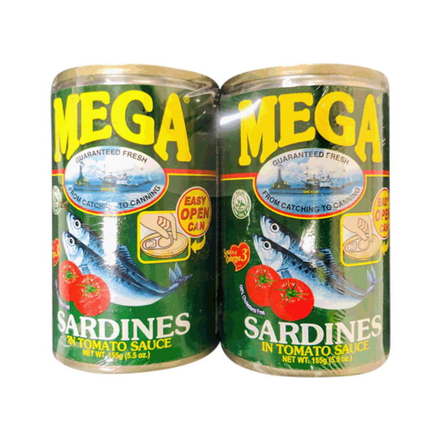 MEGA Sardines in Tomato Sauce - TWIN PACK - Manning Impex