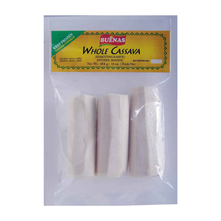 BUENAS Whole Peeled Cassava (Kamoteng-Kahoy) - Manning Impex