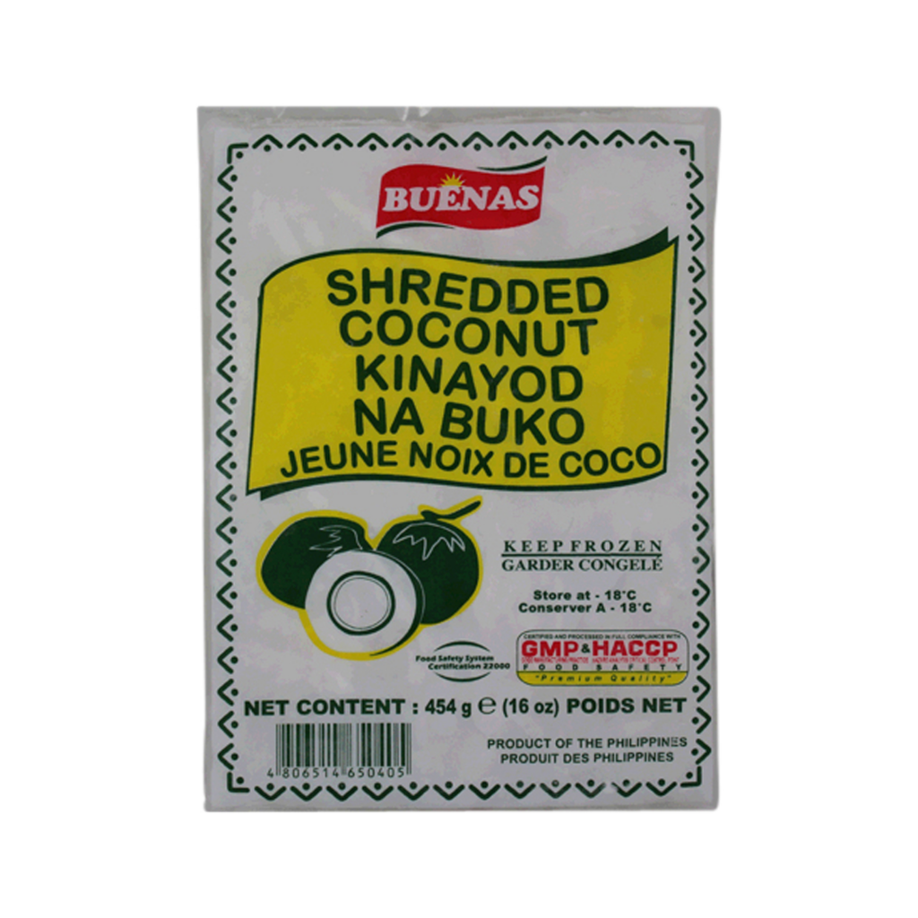 BUENAS Shredded Young Coconut - Buko - Manning Impex