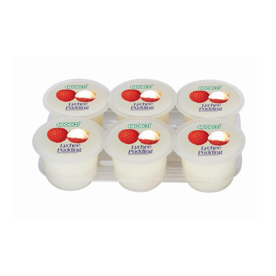 COCON Nata de Coco Pudding - Lychee - Manning Impex